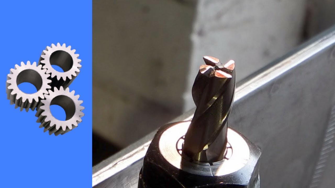 End mill regrind - YouTube