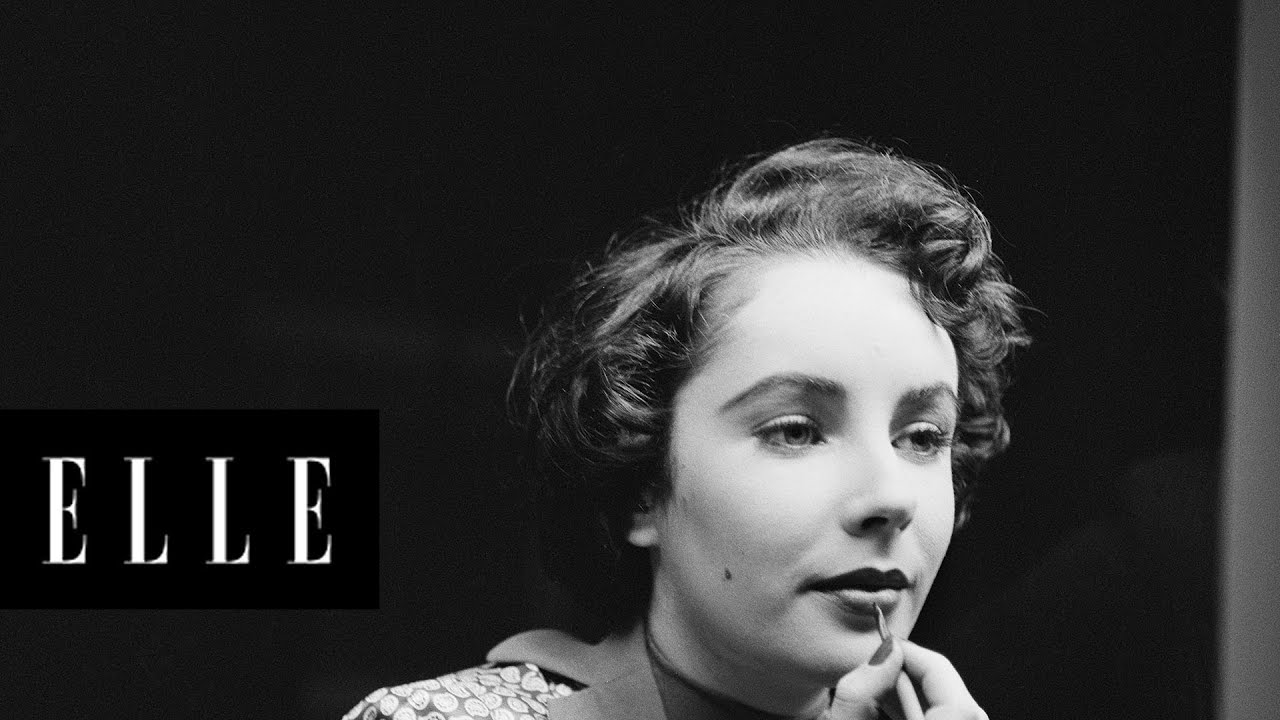 25 Rare Elizabeth Taylor Photos | ELLE - YouTube