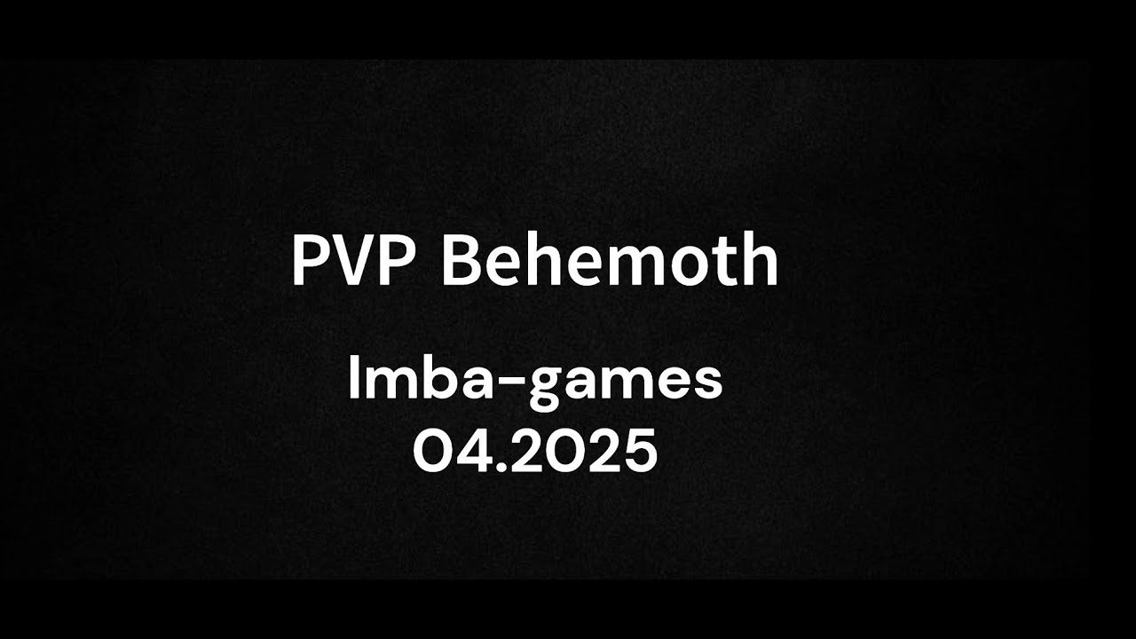 BEHEMOTH 04.2025 IMBA-GAMES Lineage 2 PVP - YouTube