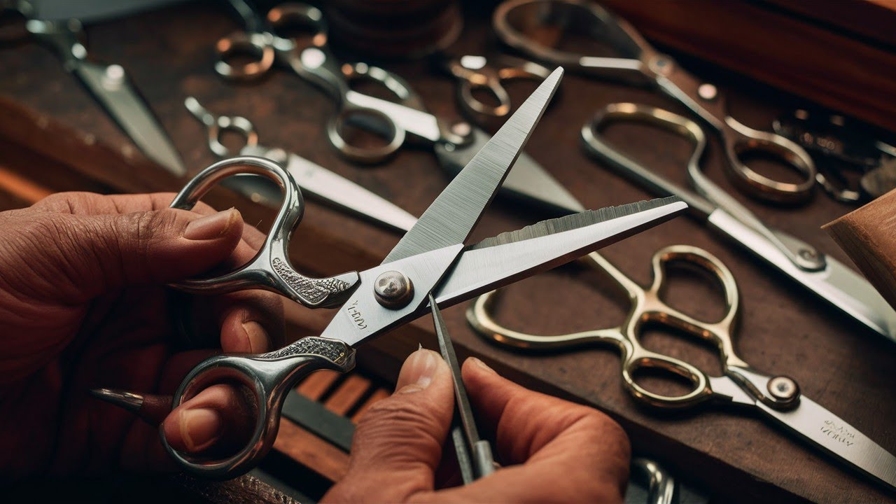 Metal Scissor Manufacturing Factory - YouTube