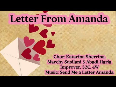 Letter From Amanda | Line Dance - YouTube