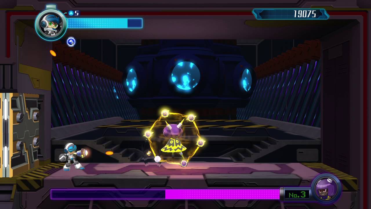 Mighty # 3 stage and boss - Mighty No. 9 - YouTube