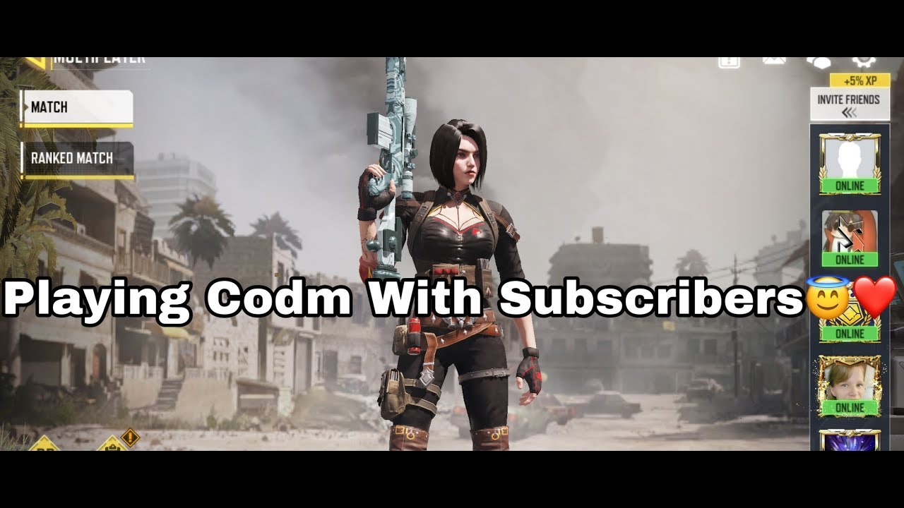 Playing Codm With Subscribers😇 ️ - YouTube