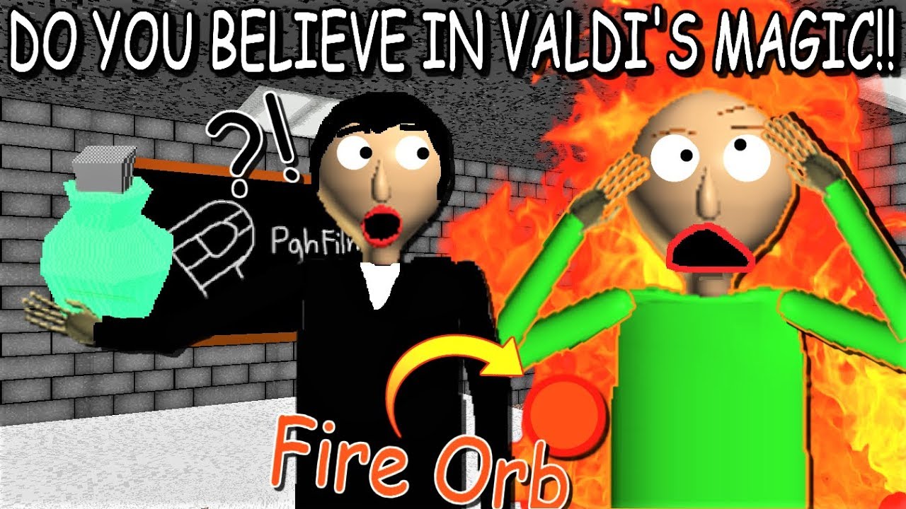 DO YOU BELIEVE IN VALDI'S MAGIC?! | Baldi's Basics MOD: Valdi's Basics ...