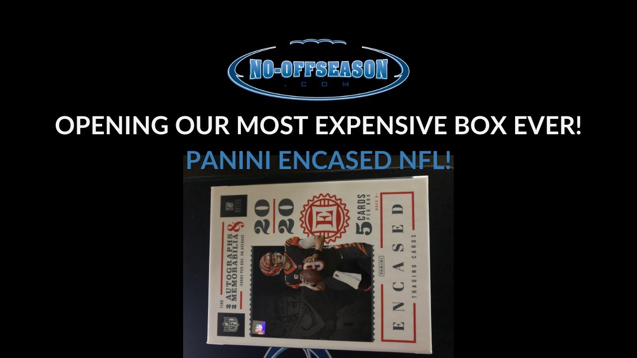 Opening Our Most Expensive Box Ever! What is Panini Encased NFL 2020 ...