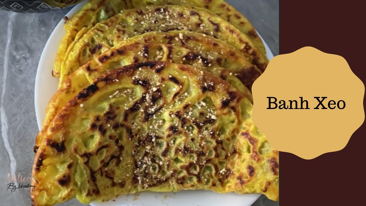 Banh xeo - crêpes vietnamiennes au lait de coco et curcuma - YouTube