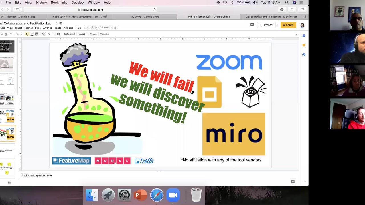 Virtual Collaboration & Facilitation Lab. Hosted by Gene Gendel. Guest ...