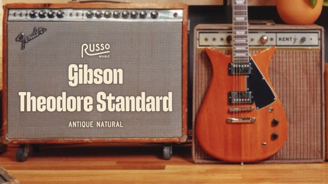 Gibson Theodore Standard Electric Guitar in Antique Natural | Russo ...