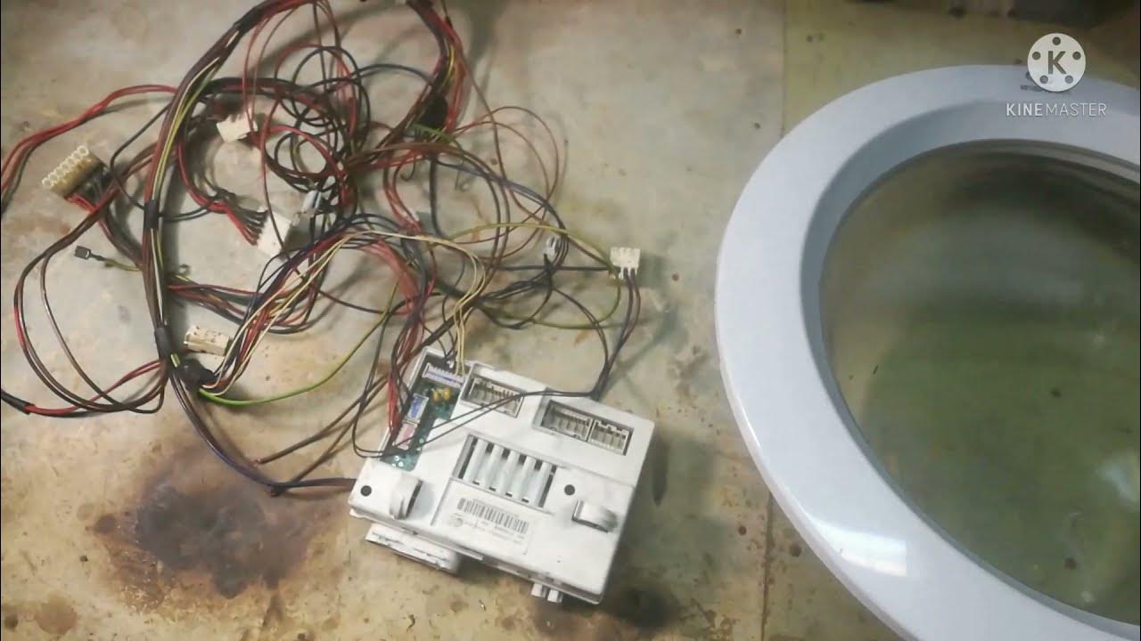 Мозги стиральной машины INDESIT. Разбор - YouTube