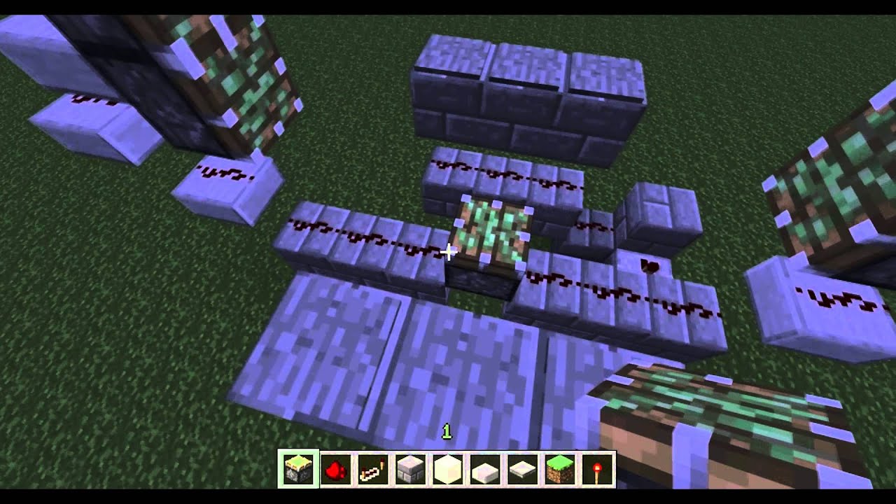 Redstone Creations - Ethoslab 3X3 Door (Works In 1.5) - YouTube