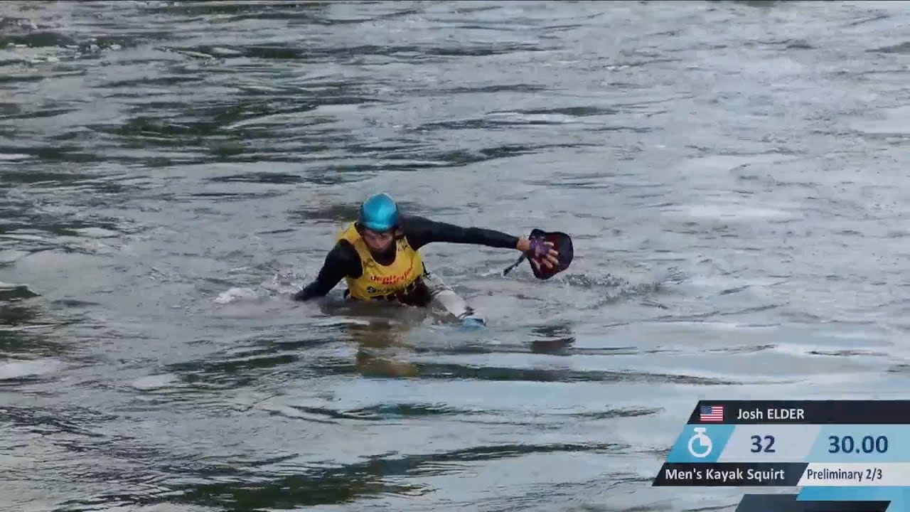 Josh Elder USA Men's Kayak Squirt Prelim 2 / 2025 ICF Canoe-Kayak ...
