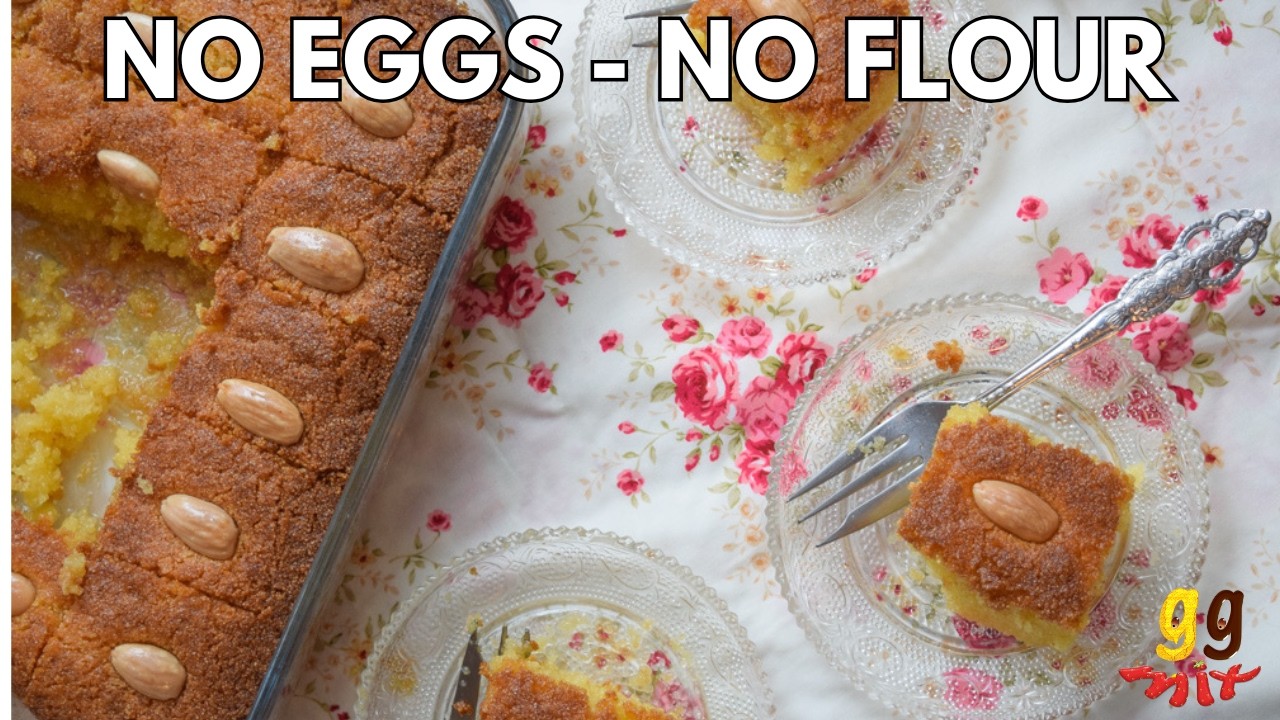 Shamali - Kalo Prama Greek Cypriot Semolina Cake Recipe - No Eggs No ...