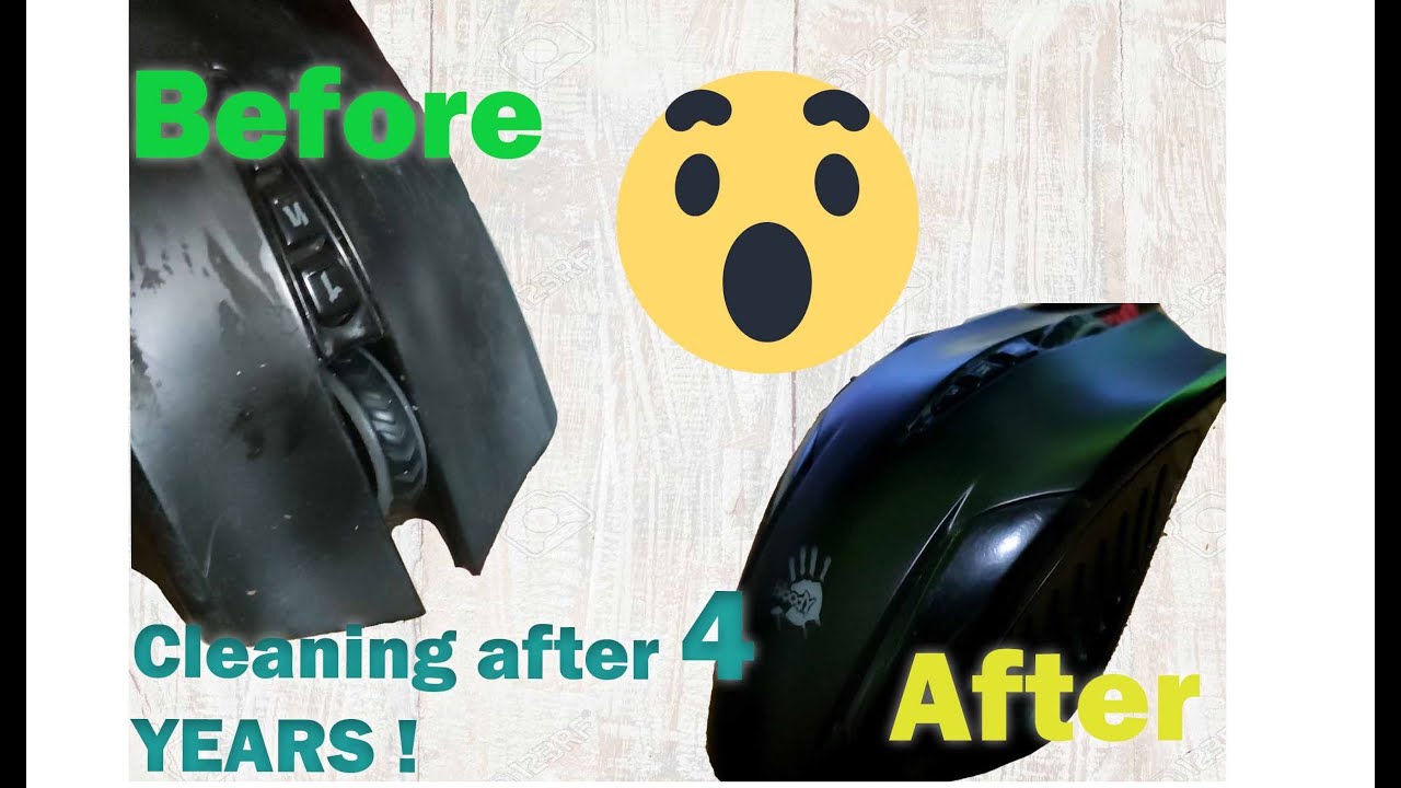 Cleaning My Dirty Mouse Like BRAND New after 4 YEARS of using!!! - YouTube
