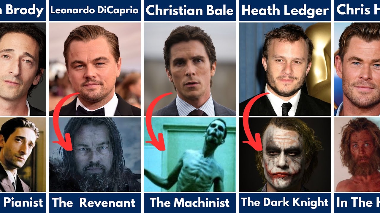 Hollywood Actor Transformations for Iconic Roles! - YouTube