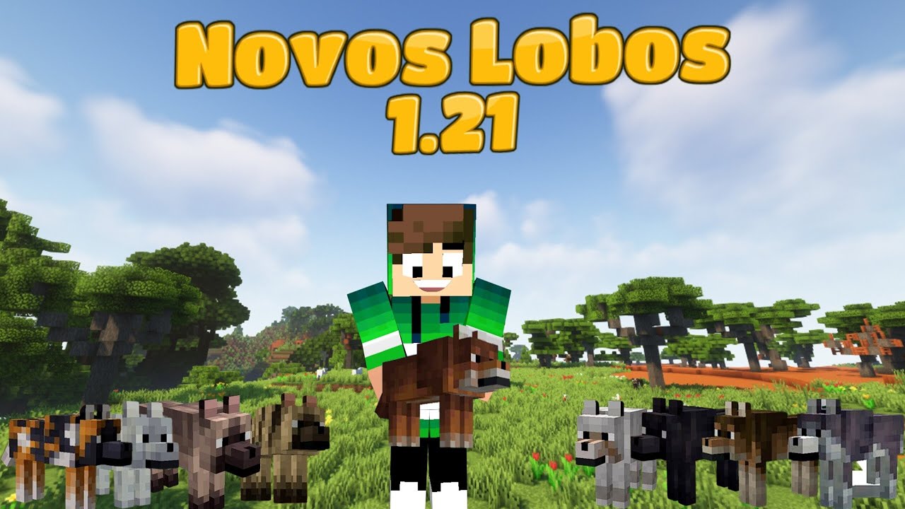 Minecraft 1.21 Novos Lobos Na ATUALIZAÇÃO! ( 24w10a ) - YouTube