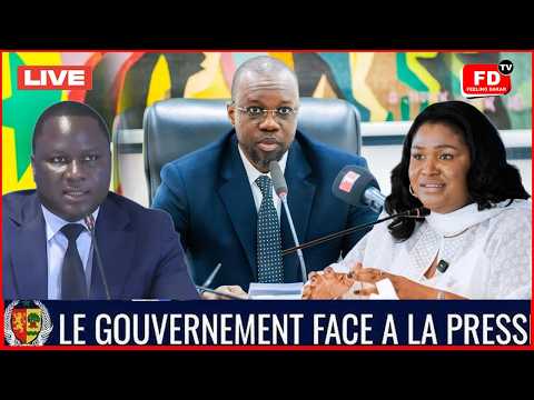 🛑Urgent- Direct : SONKO et son gouvernement face à la presse !