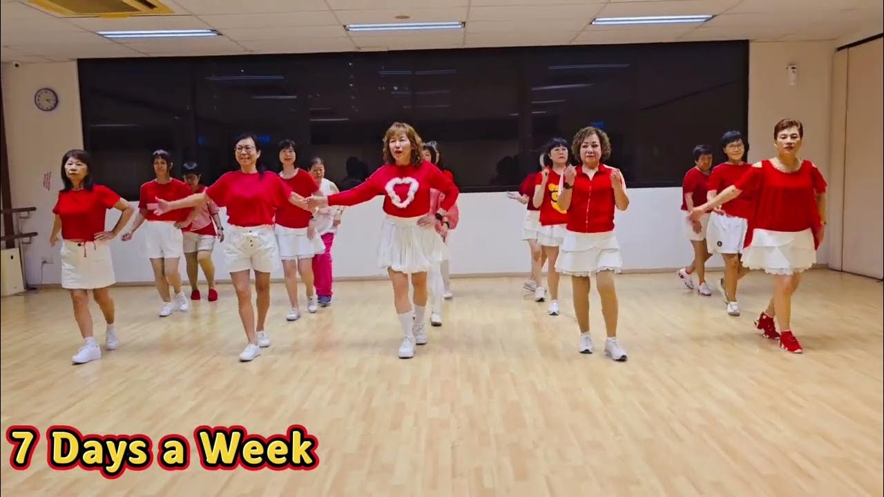 7 Days a Week - Line Dance (Improver) - YouTube