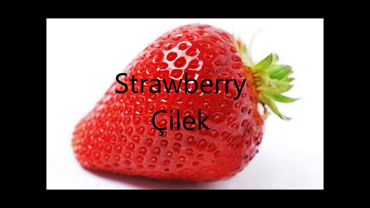 Learn the turkish fruits - YouTube