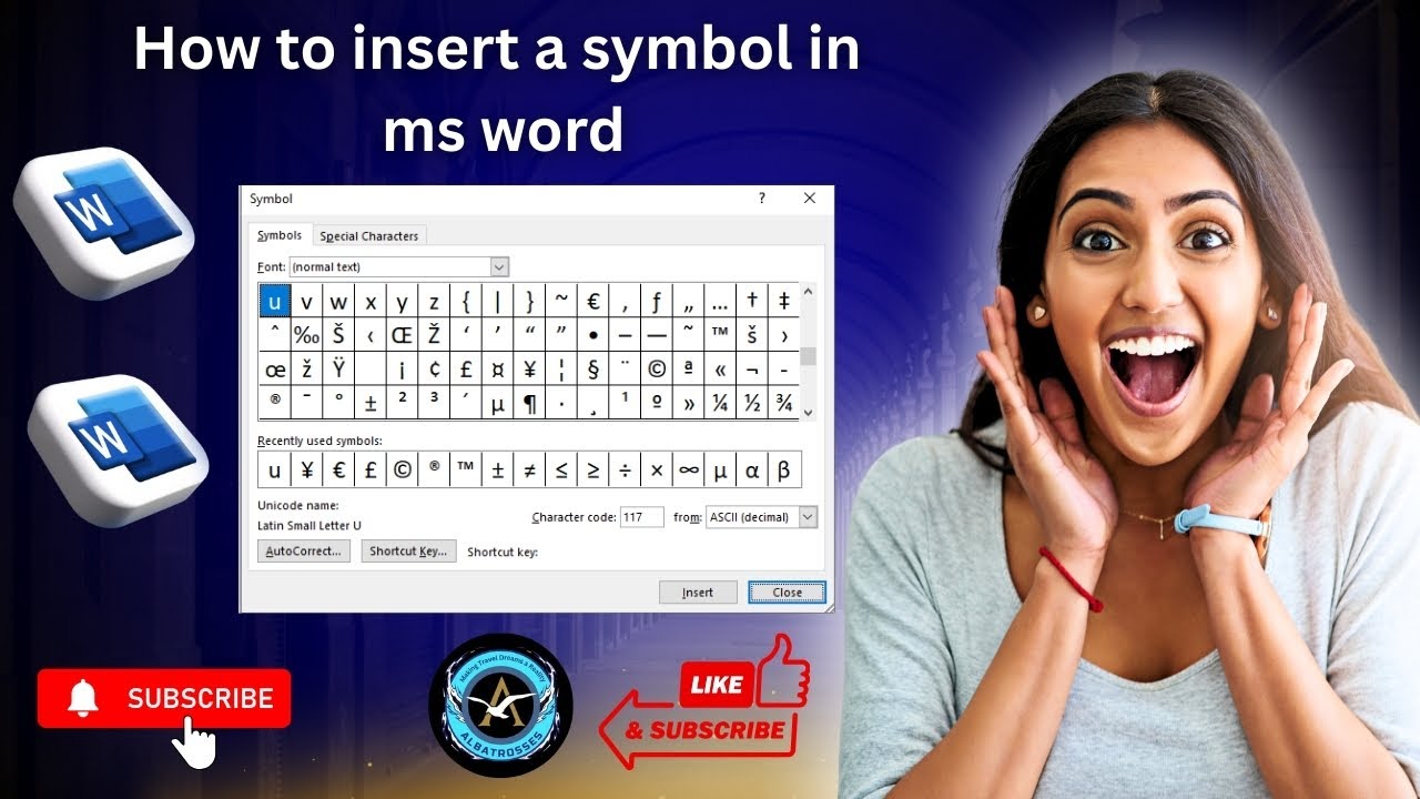 How EASY It Is to Insert Symbols in MS Word | How to insert symbol in ...