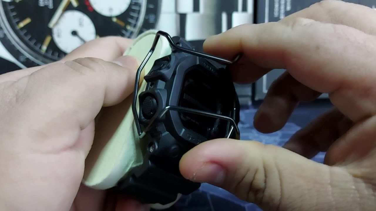 Casio G-SHOCK, Protector de reloj de Metal, marco de GX-56BB - YouTube