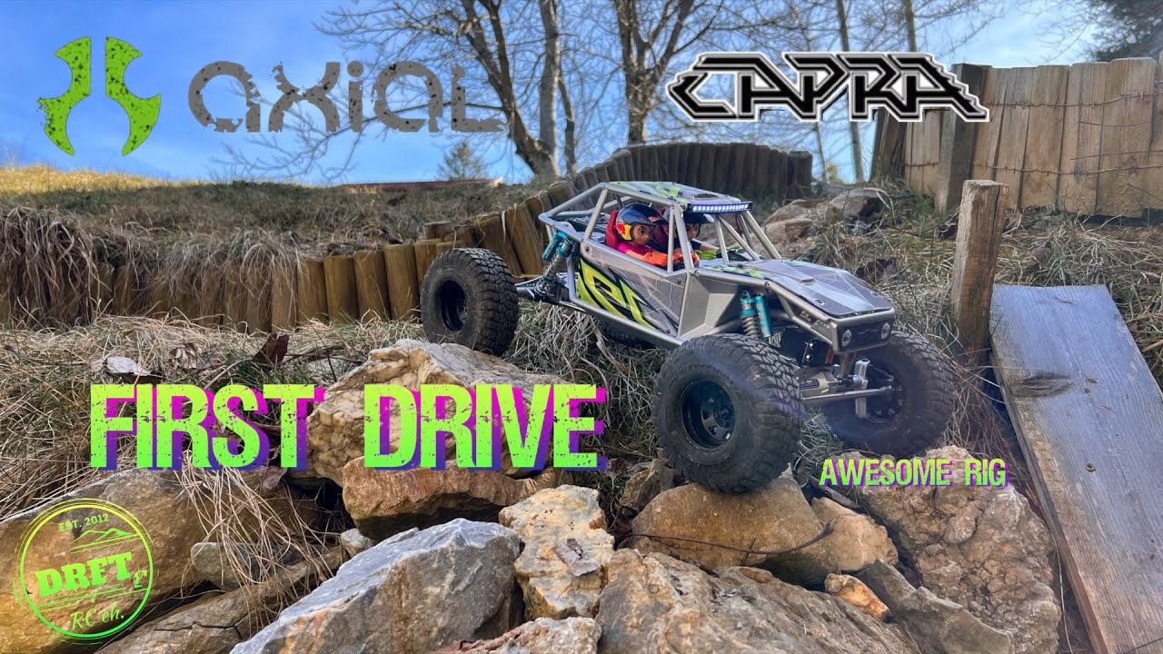 Side Project - Axial Capra 1.9 Unlimited - First drive - YouTube