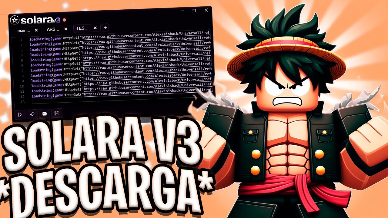 Roblox Executor PC🚀SOLARA v3 NUEVA VERSION GRATIS! (DESCARGA) Sin Key 🔑 ...