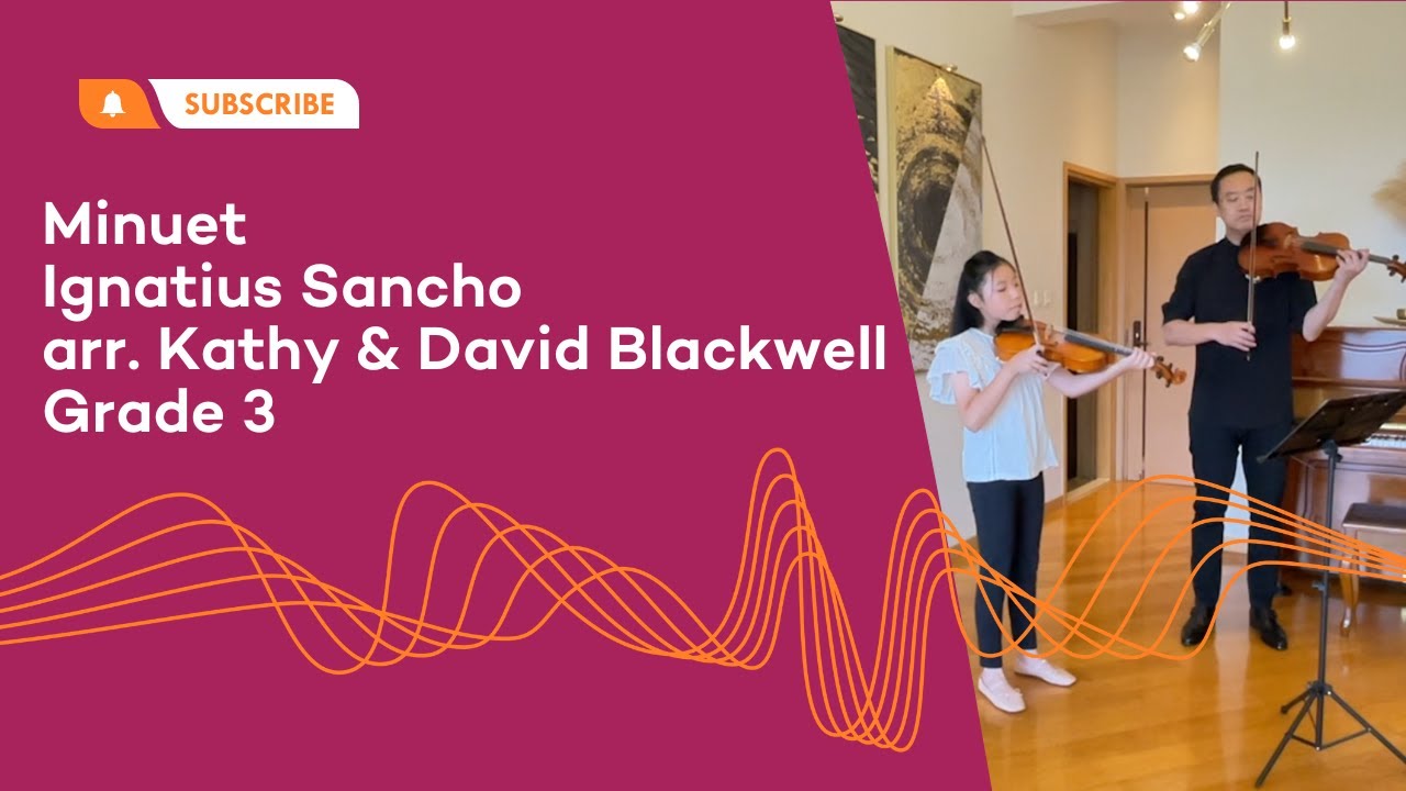 Minuet, Ignatius Sancho - arr. Kathy and David Blackwell | Grade 3 ...