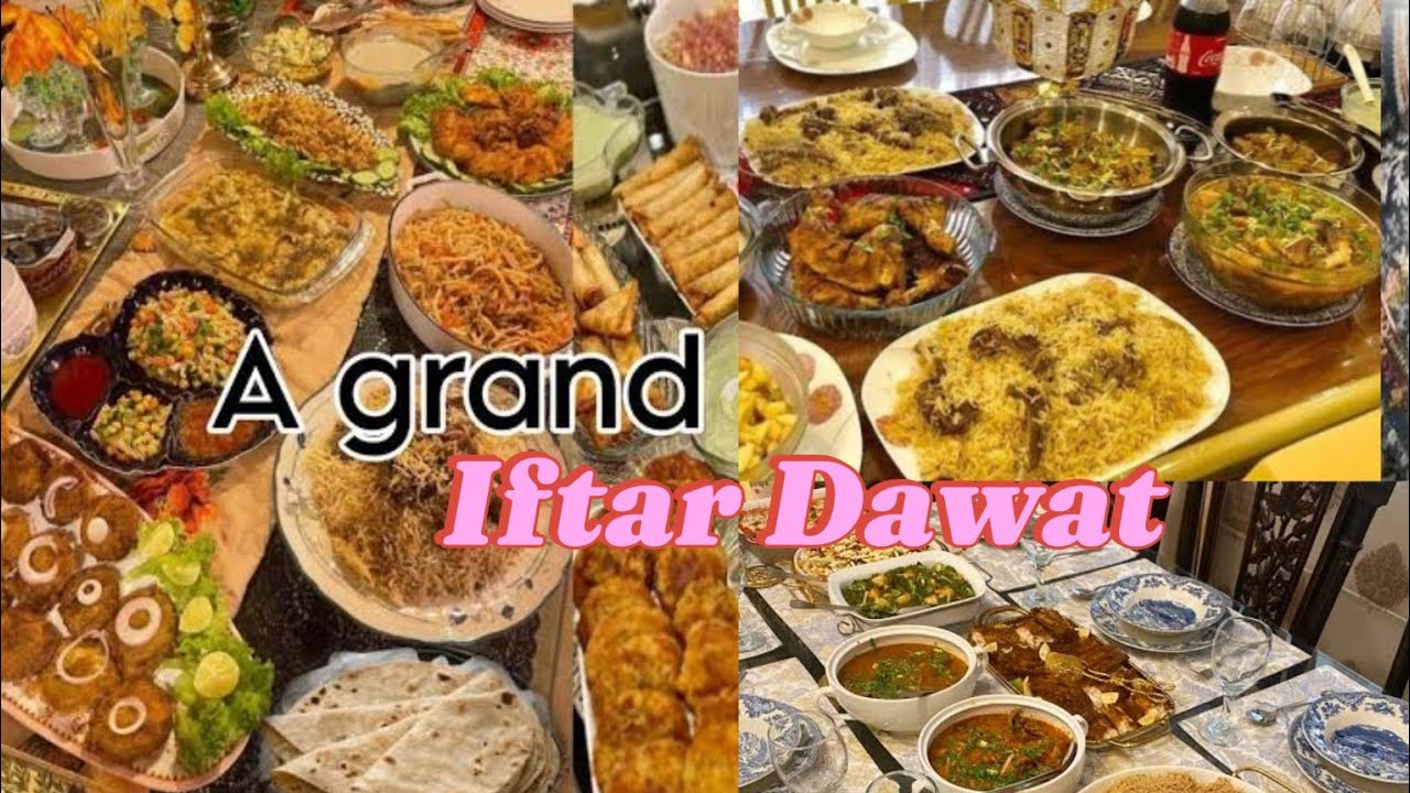 Grand Iftar Dawat for 25 person | iftar dawat menu | 3kg chicken ...
