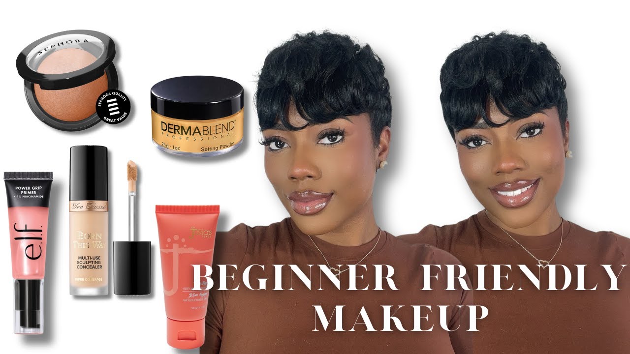 BEGINNER FRIENDLY QUICK AND EASY MAKEUP TUTORIAL - YouTube