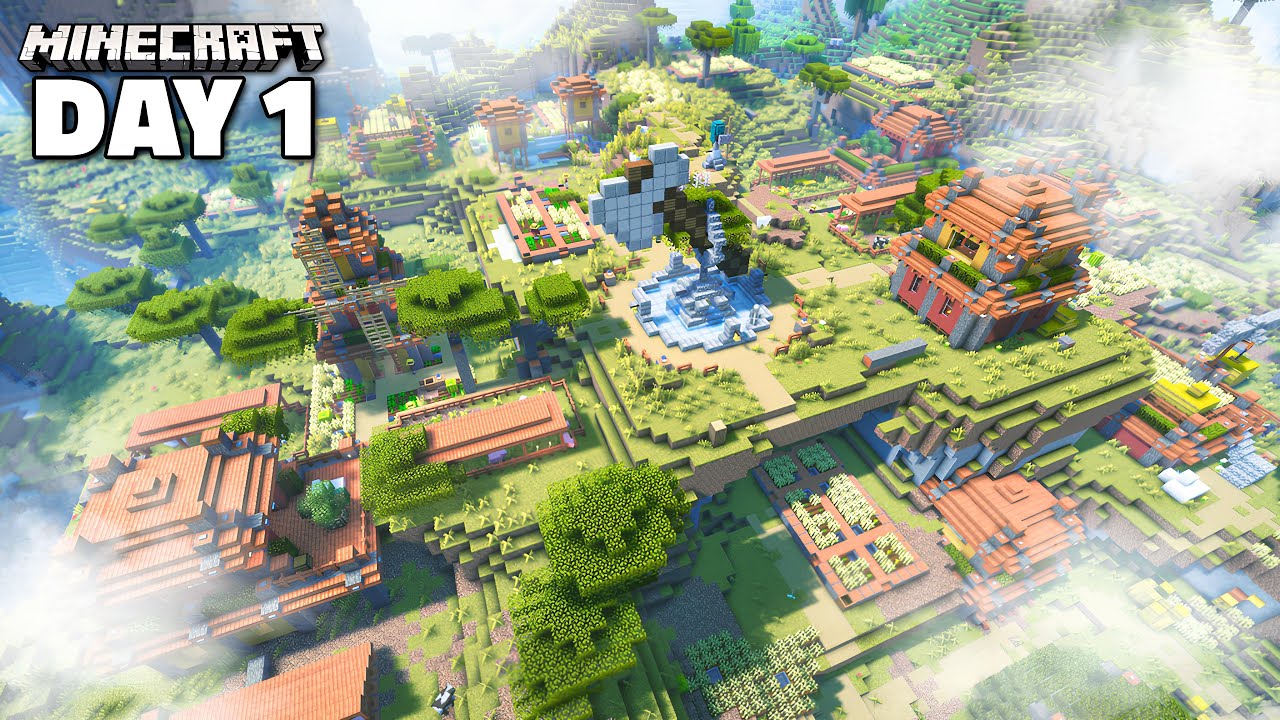I Found the Most Beautiful Secret Village in Minecraft! | Better ...