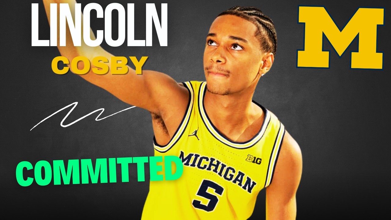 4-Star Forward Lincoln Cosby Commits To Michigan! - YouTube