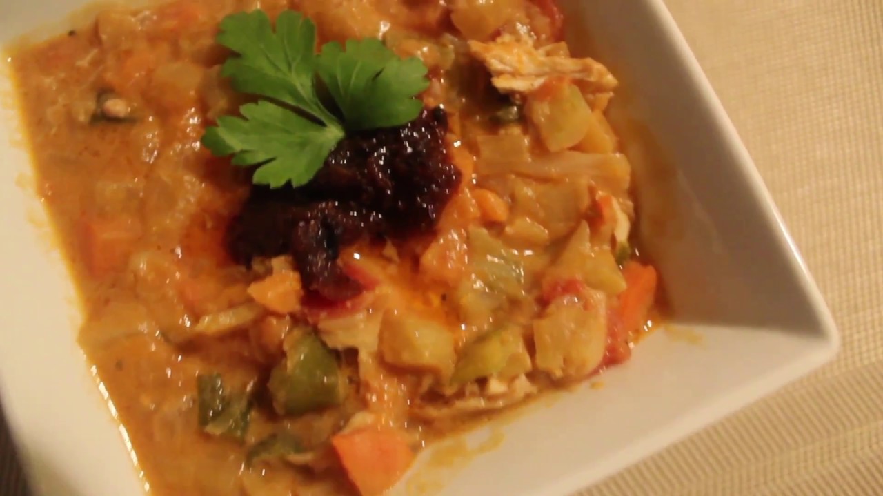 ZiMBABWEAN CHiCKEN PEANUT BUTTER SOUP - YouTube