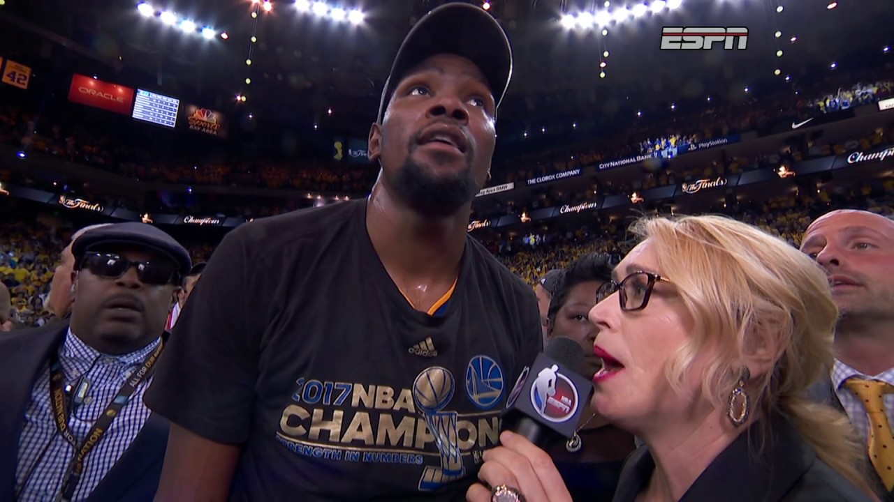 Kevin Durant Post Game Interview - Game 5 NBA Finals Warriors def Cavs ...