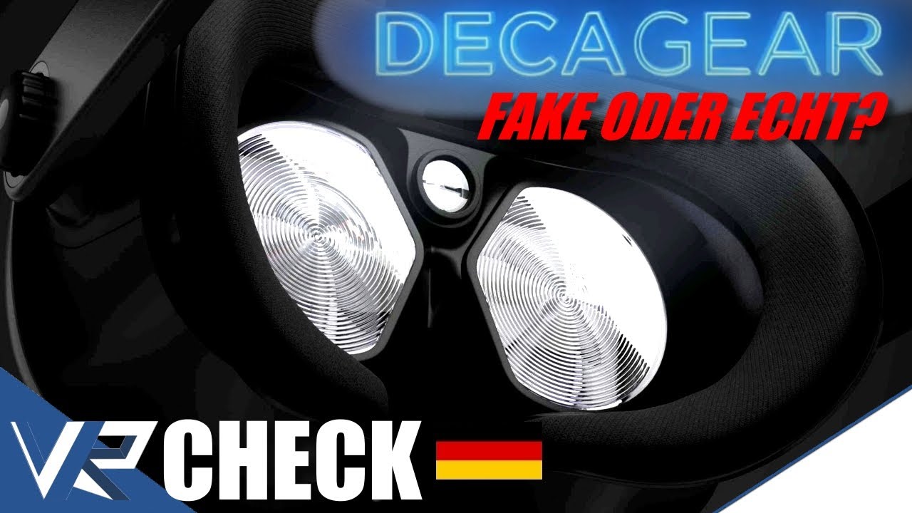 DECAGEAR - VR BRILLE MIT 9,3 MEGAPIXEL UND FINGER TRACKING! - YouTube