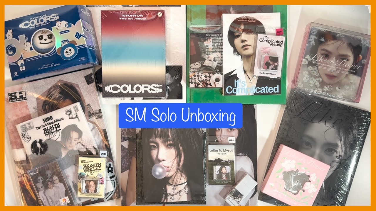 Unboxing: SM Solo Artist Albums [Suho, Yesung, Taeyeon, Kyuhyun ...