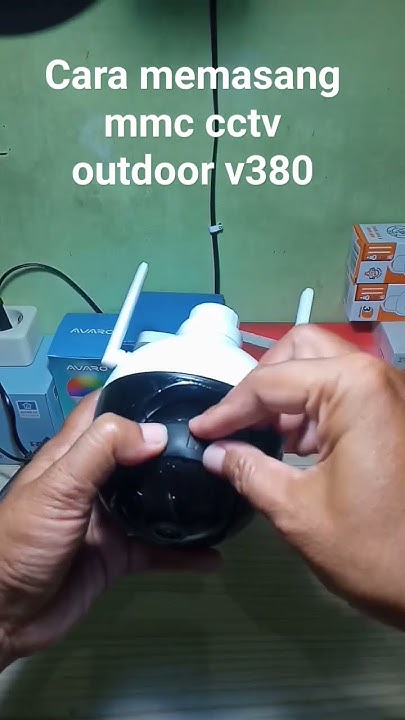 Cara memasang memory card cctv outdoor v380 - YouTube