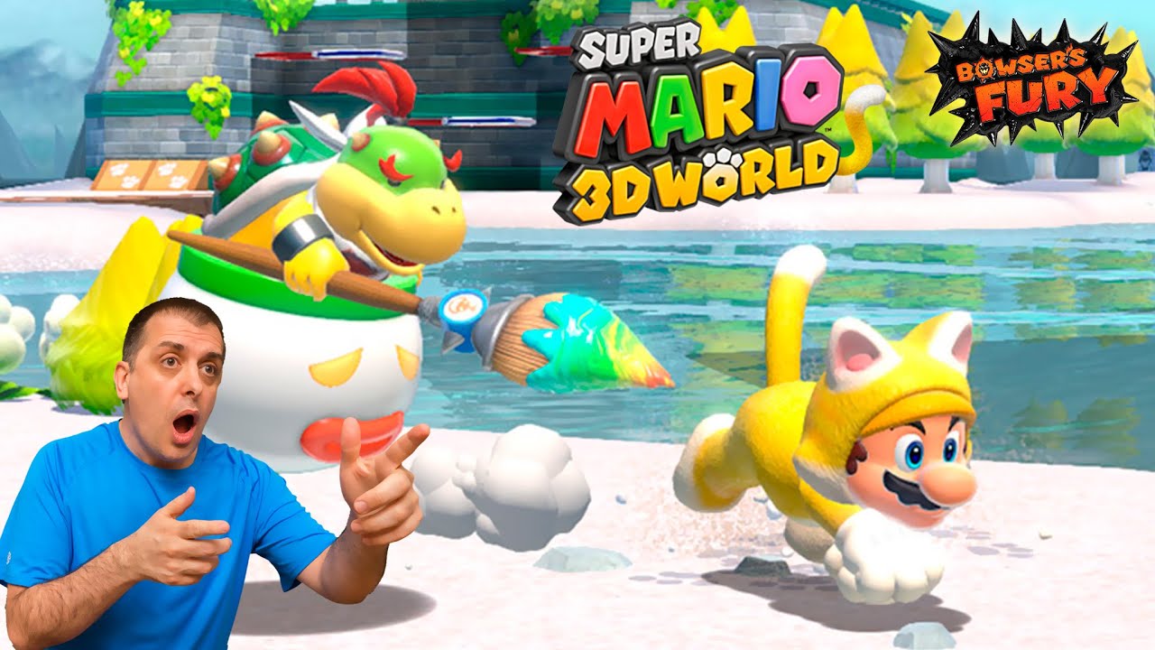Super Mario es un gato y Bowser está furioso! | Super Mario 3DWorld ...