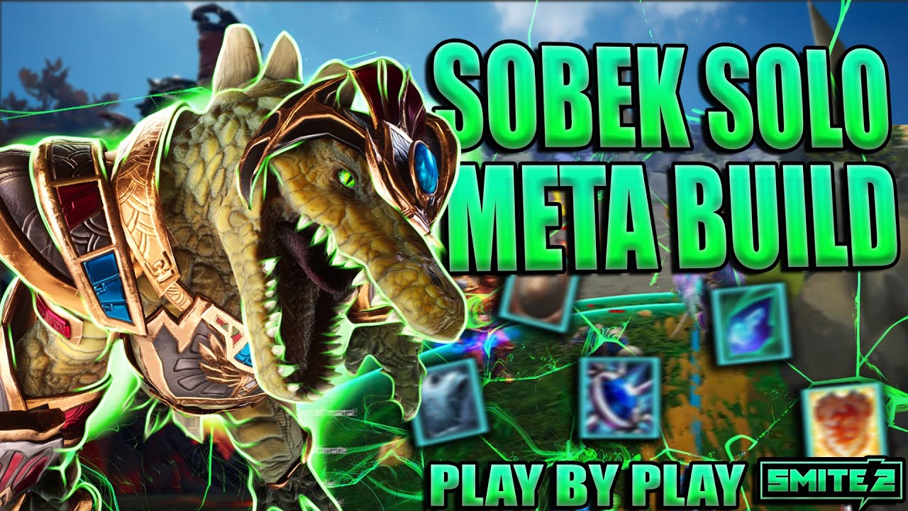THIS SOBEK TANK BUILD GIVES ME TOP DAMAGE | SOBEK SOLO LANE SMITE 2 ...
