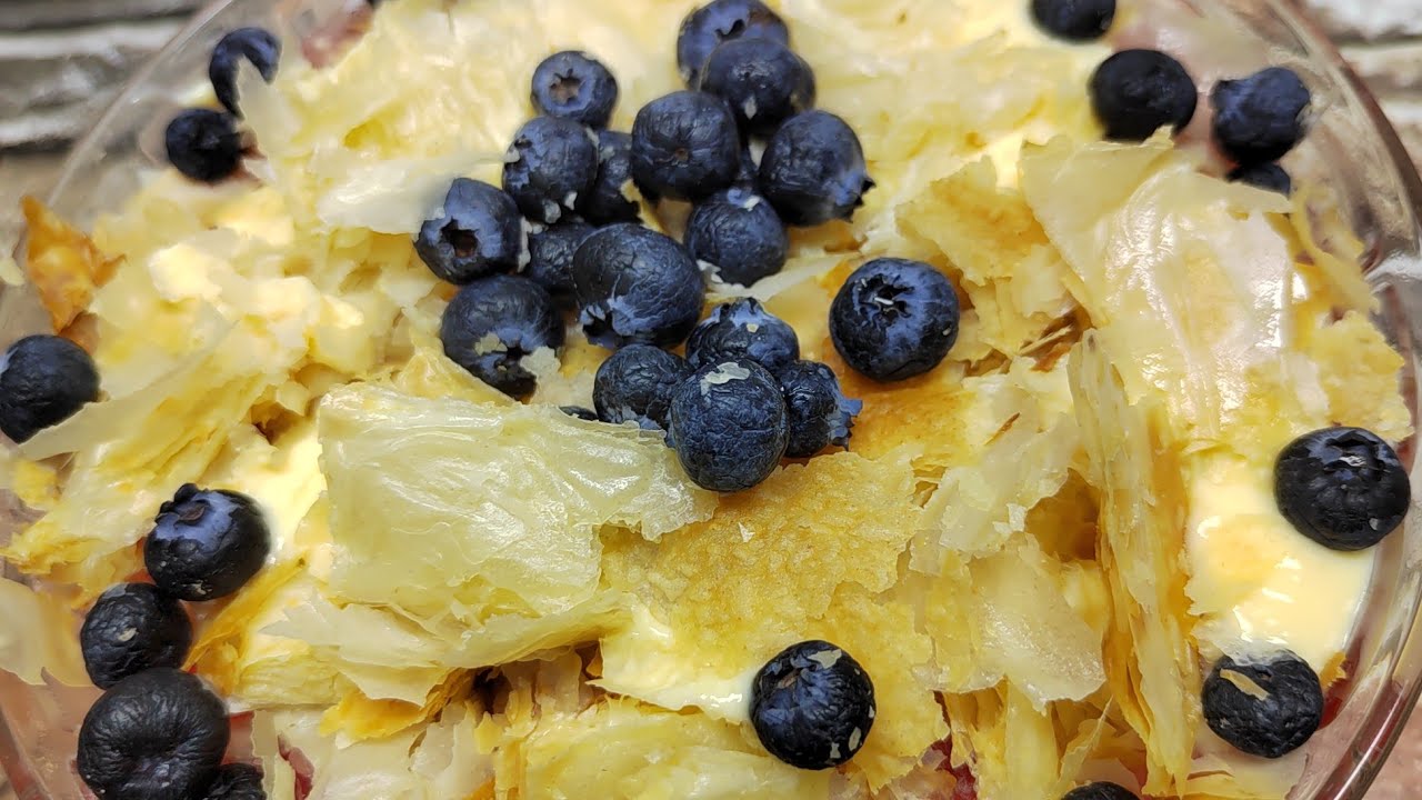 A wonderful dessert in a few minutes /Delicious Puff pastry dessert ...