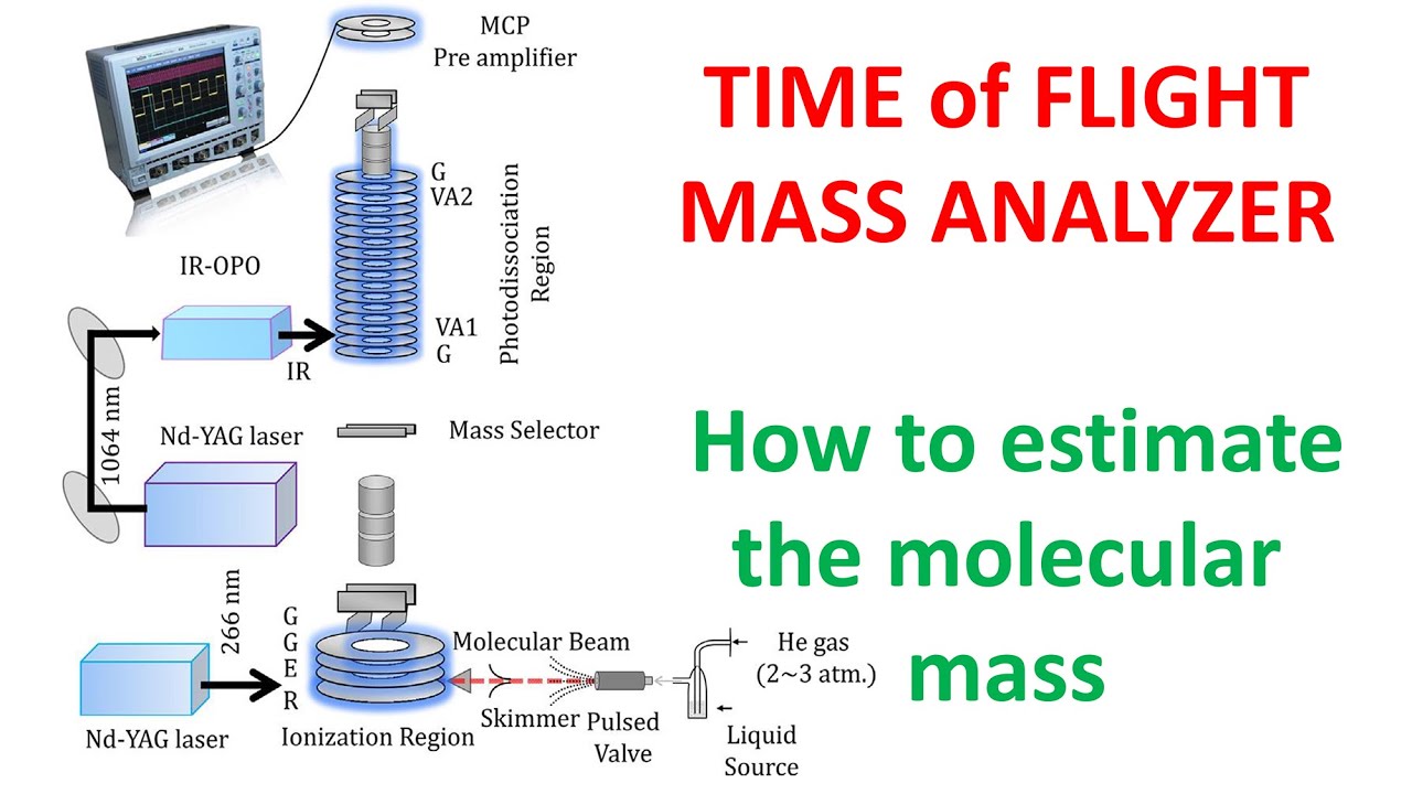 Time Of Flight Mass Analyzer / How To Estimate The Molecular Mass #tof ...