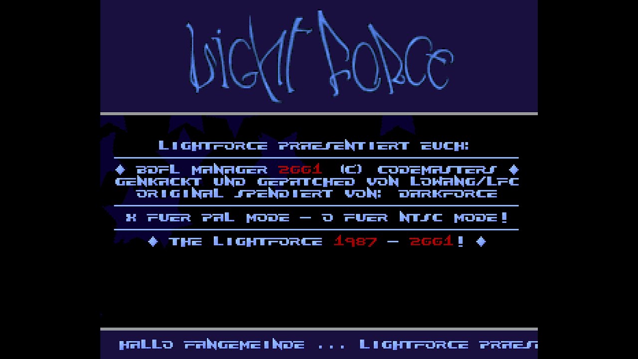 💿 PS1 | Lightforce | BDFL Manager 2001 (DE) | Crack & P/N | 2001-05-04 ...