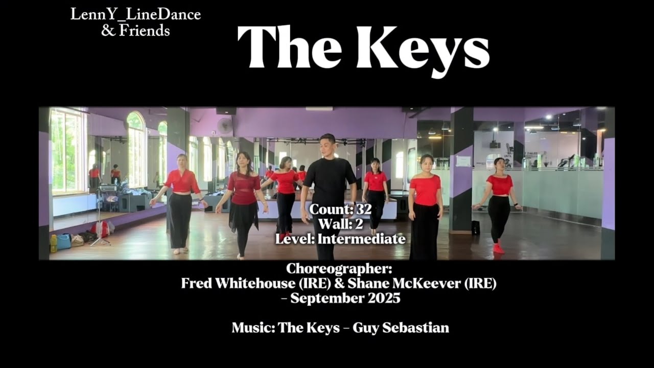 The Keys // Line Dance // Intermediate // Choreo: Fred Whitehouse (IRE ...
