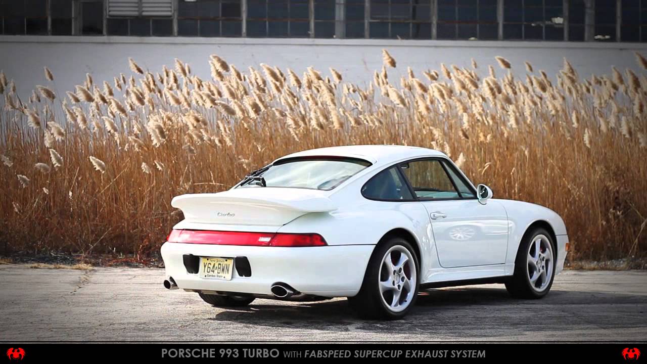 FABSPEED MOTORSPORT | Porsche 993 Turbo Supercup Exhaust System - YouTube