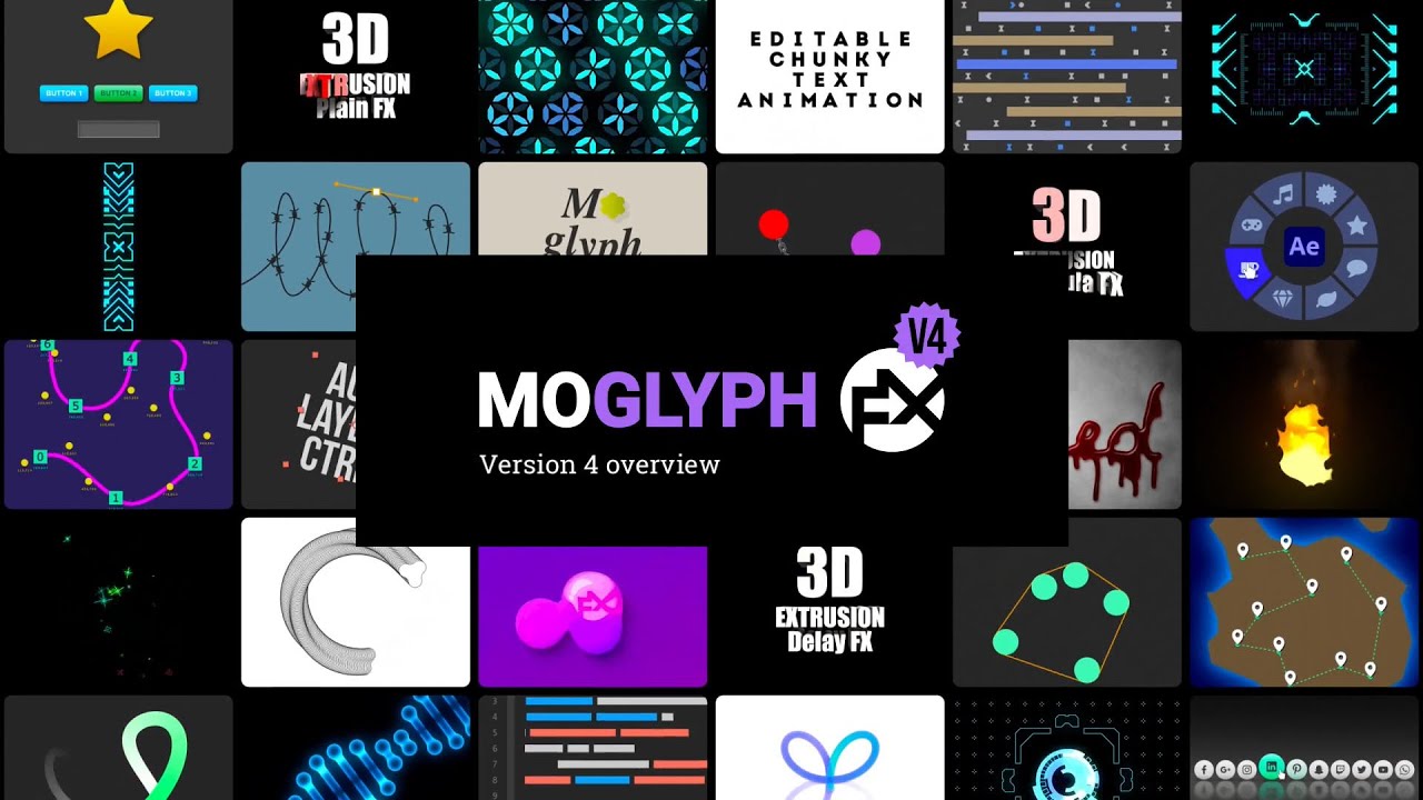 MoglyphFX v4 for After Effects Full Overview - YouTube