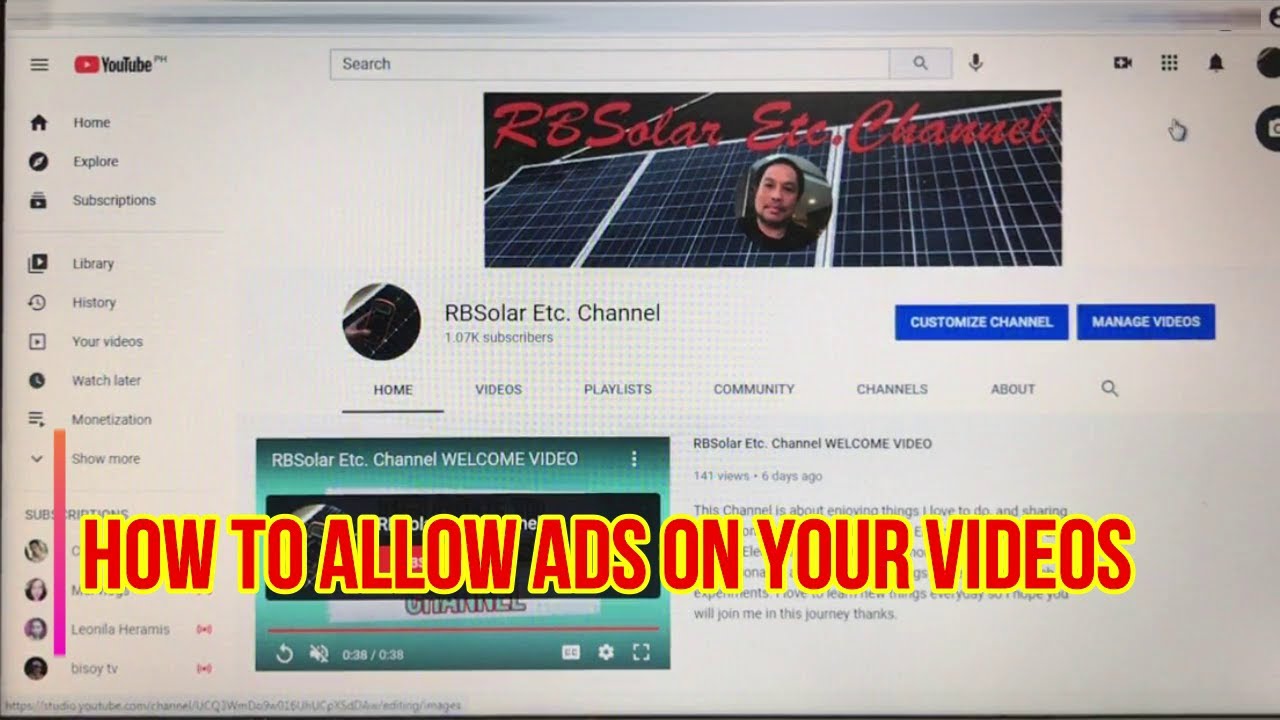 How To Allow Ads on Your YouTube Videos 2021 - YouTube