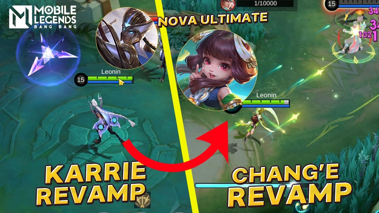 Nova Atualização | 3 Novos Revamp (Badang,Karrie e Chang'e) | Novo ...