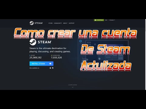 Como crear una cuenta de steam 2022 facil - YouTube
