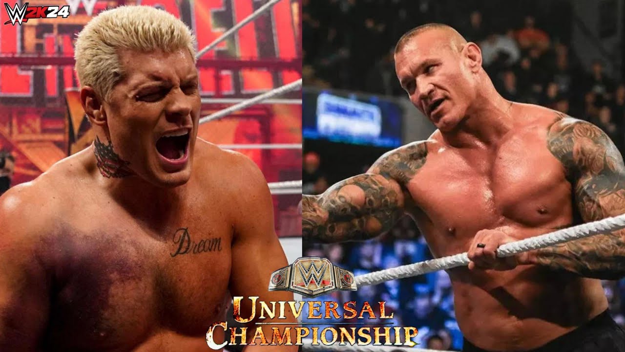 Cody Rhodes Vs Randy Orton Undisputed wwe Universal Championship ...
