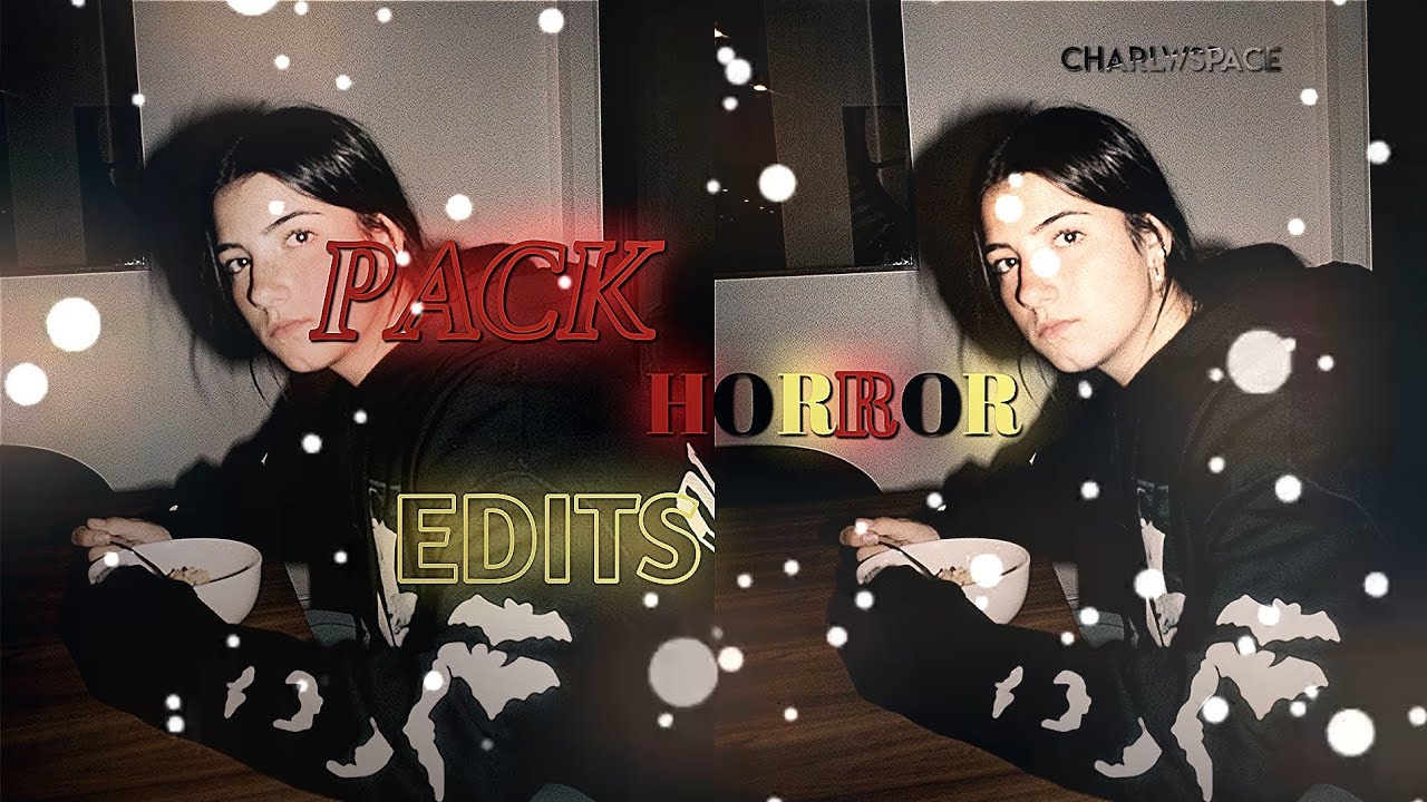EDITS HORROR PACKS || ALIGHT MOTION QR CODE (Project file , colorings ...