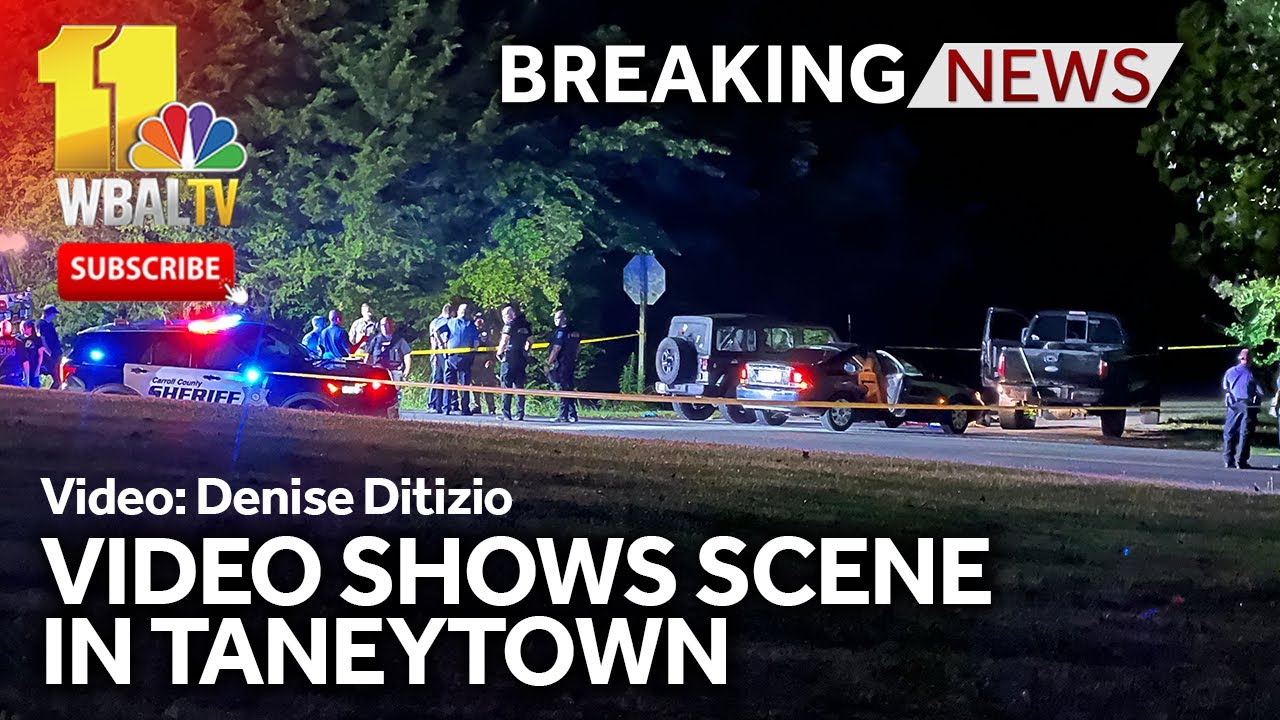 Video obtained by 11 News shows scene of Taneytown shooting - YouTube